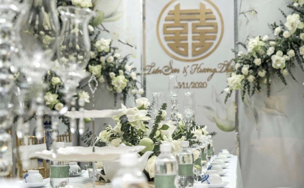 Trang Trí Gia Tiên- Tone Sen Classic - Traucauwedding