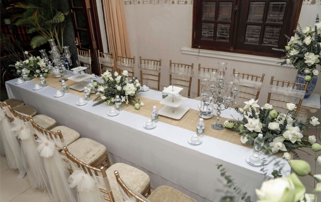 Trang Trí Gia Tiên- Tone Sen Classic - Traucauwedding